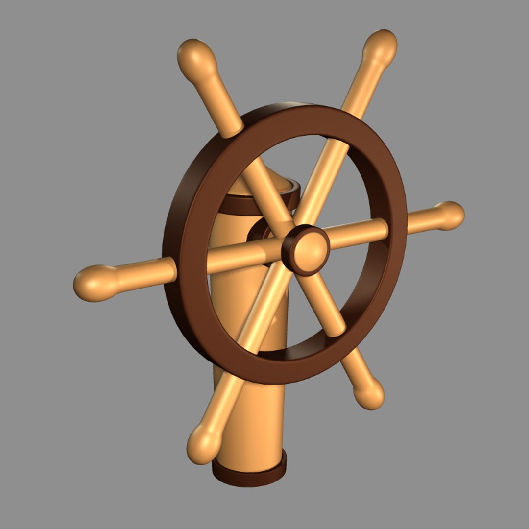 Fbx Cartoon Ship Wheel