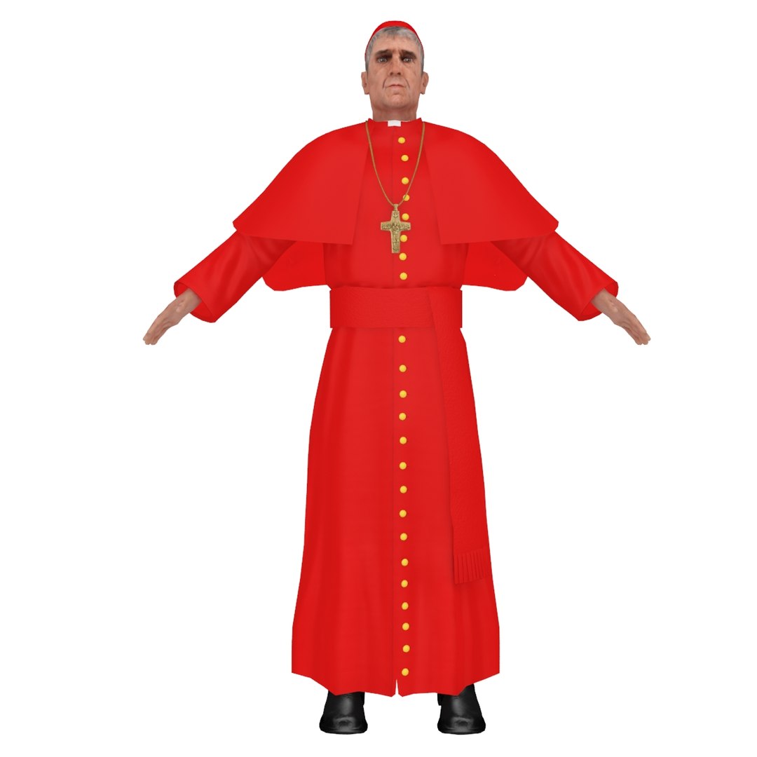 Cardinal Priest 3D - TurboSquid 1282172