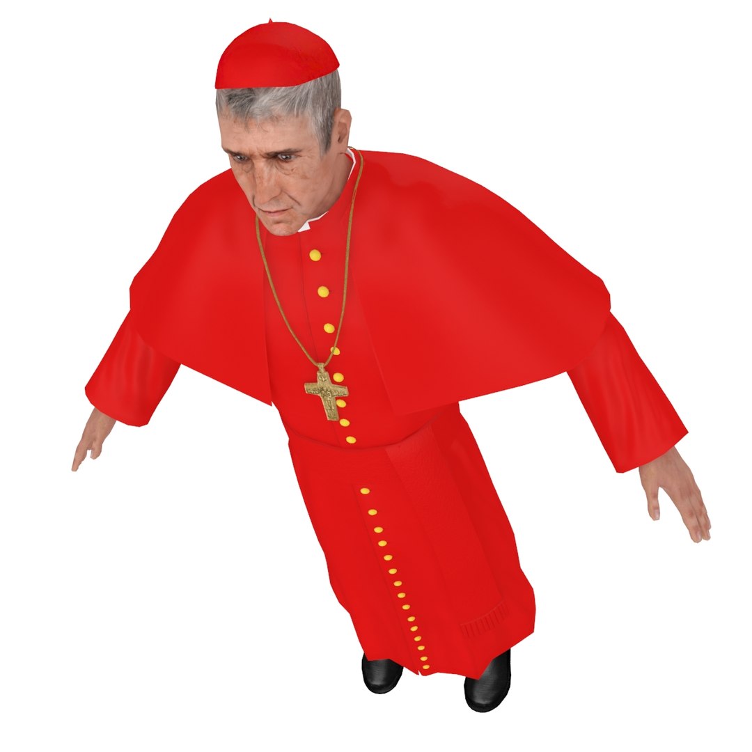 Cardinal Priest 3D - TurboSquid 1282172