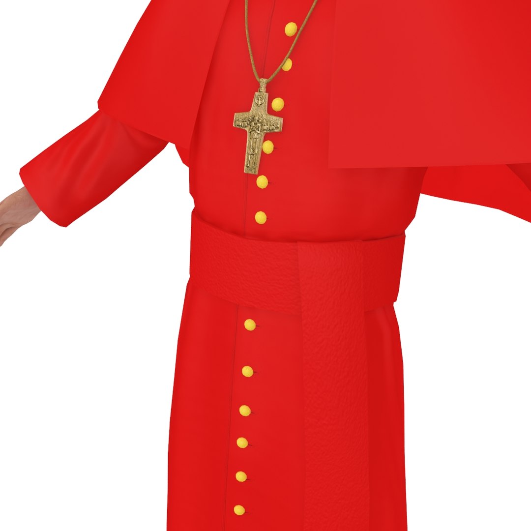 Cardinal Priest 3D - TurboSquid 1282172