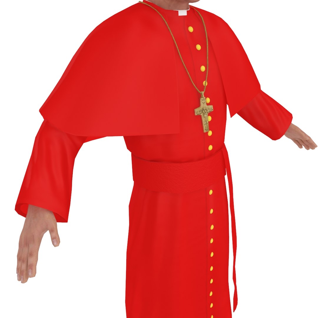 Cardinal Priest 3D - TurboSquid 1282172