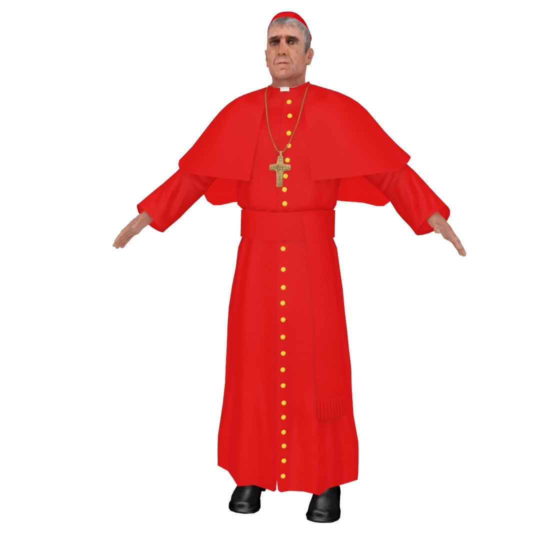 Cardinal Priest 3D - TurboSquid 1282172