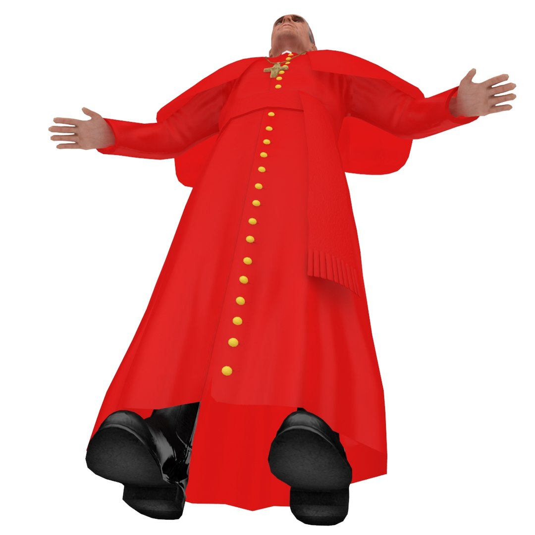 Cardinal Priest 3D - TurboSquid 1282172