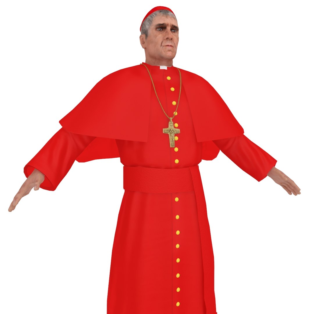 Cardinal Priest 3D - TurboSquid 1282172