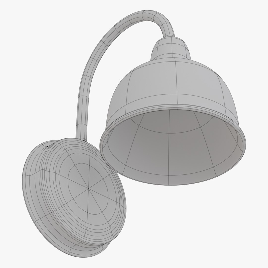 3d Obj Wall Lamp Sconce Light