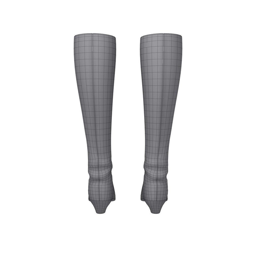 3D Model Boots Cartoon Woman - TurboSquid 1707285