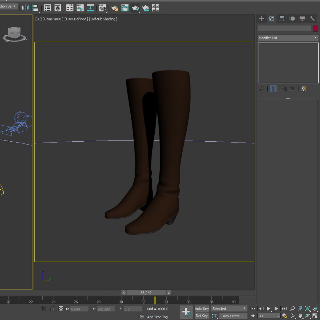 3D Model Boots Cartoon Woman - TurboSquid 1707285