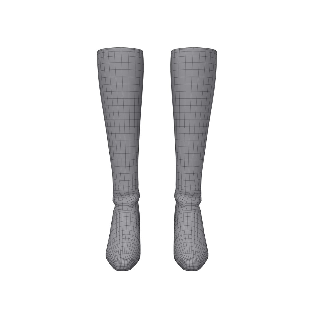 3D Model Boots Cartoon Woman - TurboSquid 1707285