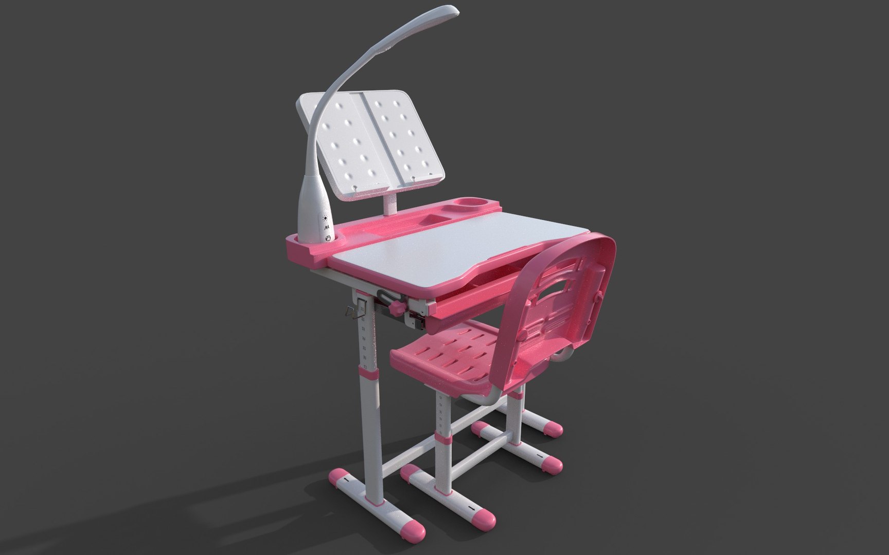 modelo 3d Study desk - TurboSquid 2079743