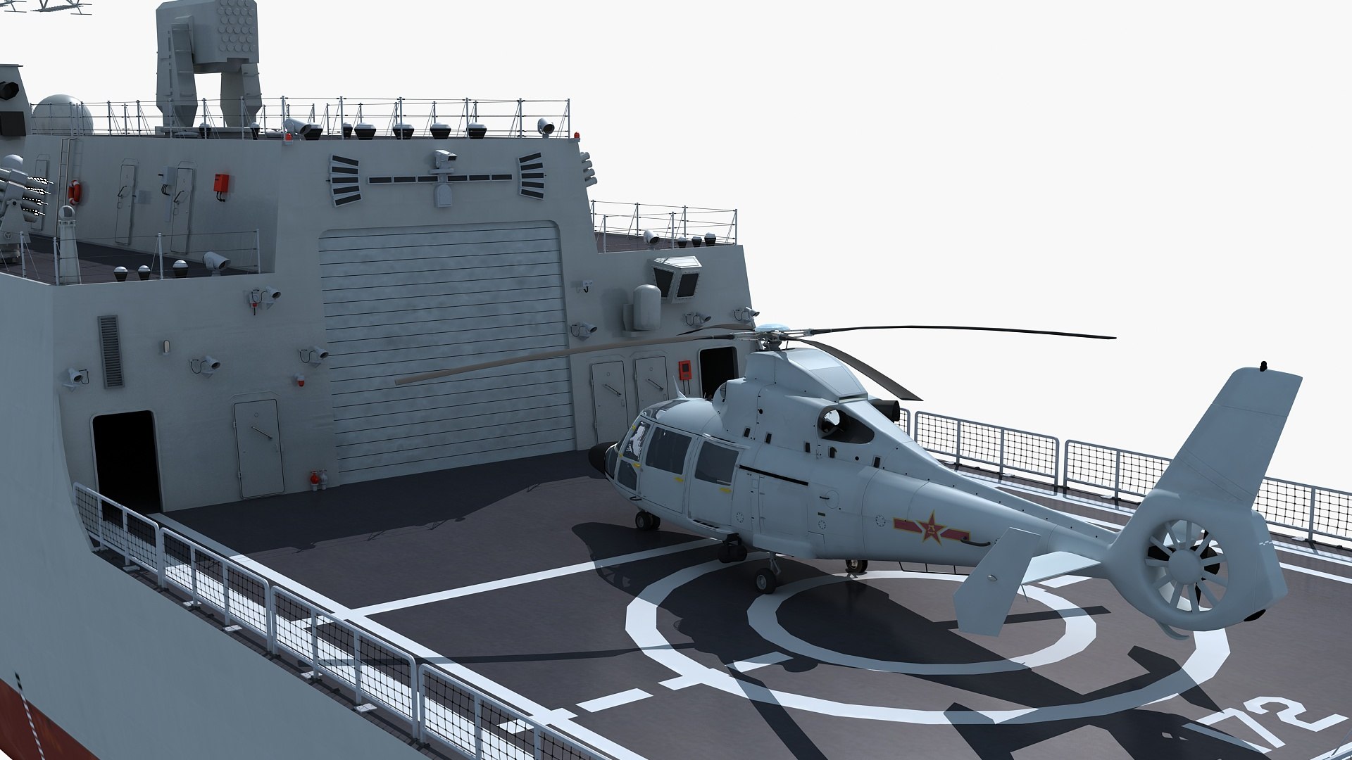 Chinese Navy Type 052DL And Type 052D Destroyer 3D Model - TurboSquid 1940404