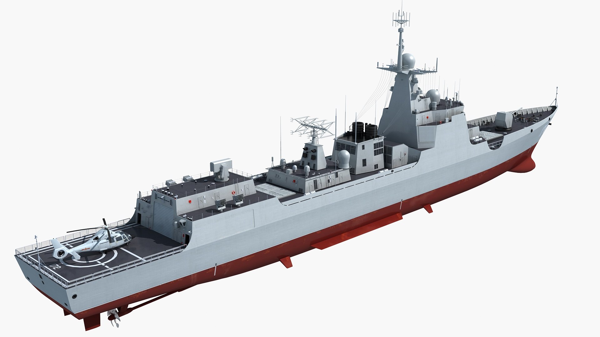 Chinese Navy Type 052DL And Type 052D Destroyer 3D Model - TurboSquid 1940404