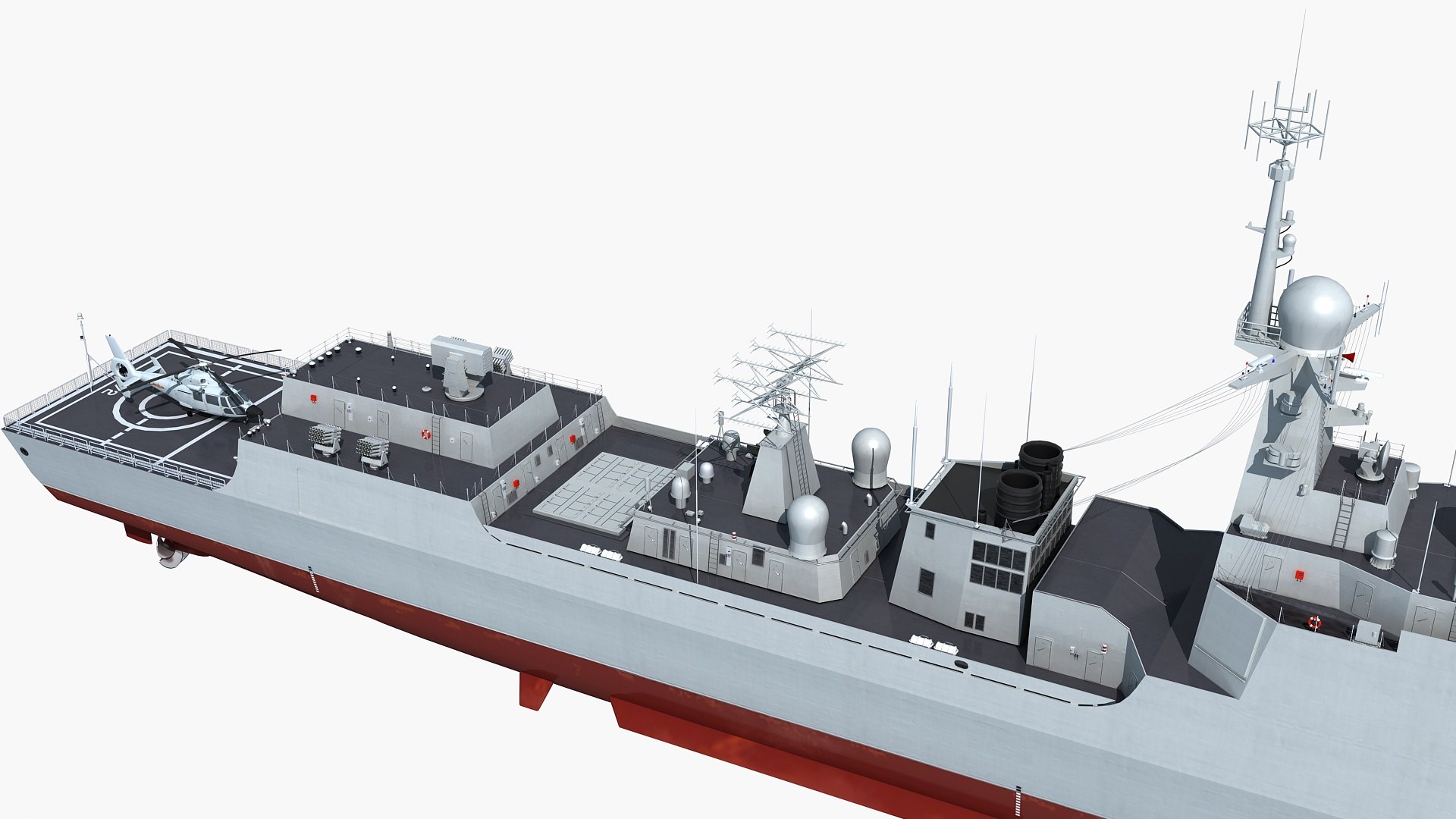 Chinese Navy Type 052DL And Type 052D Destroyer 3D Model - TurboSquid ...