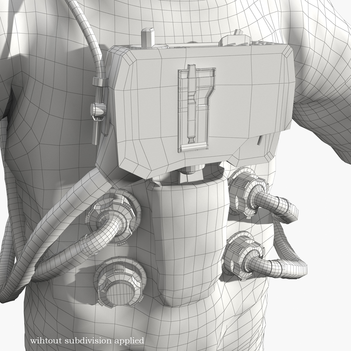 3d astronaut space suit model