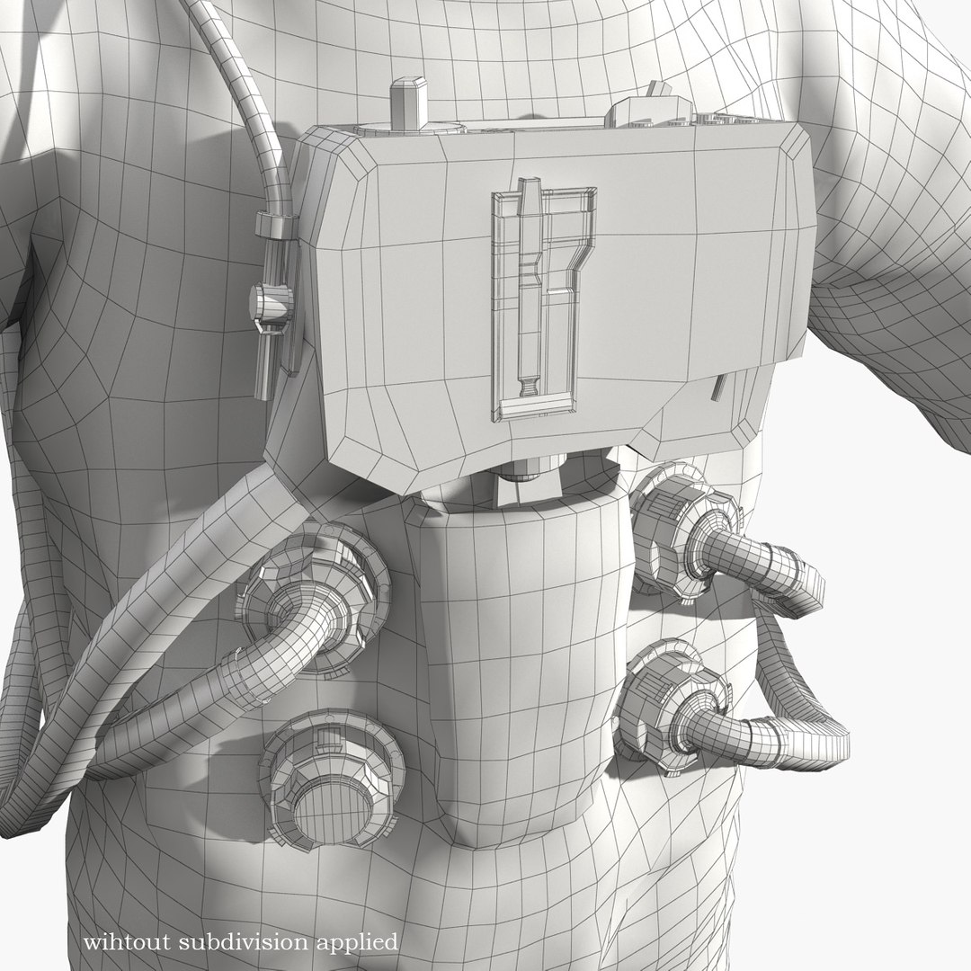 3d Astronaut Space Suit Model