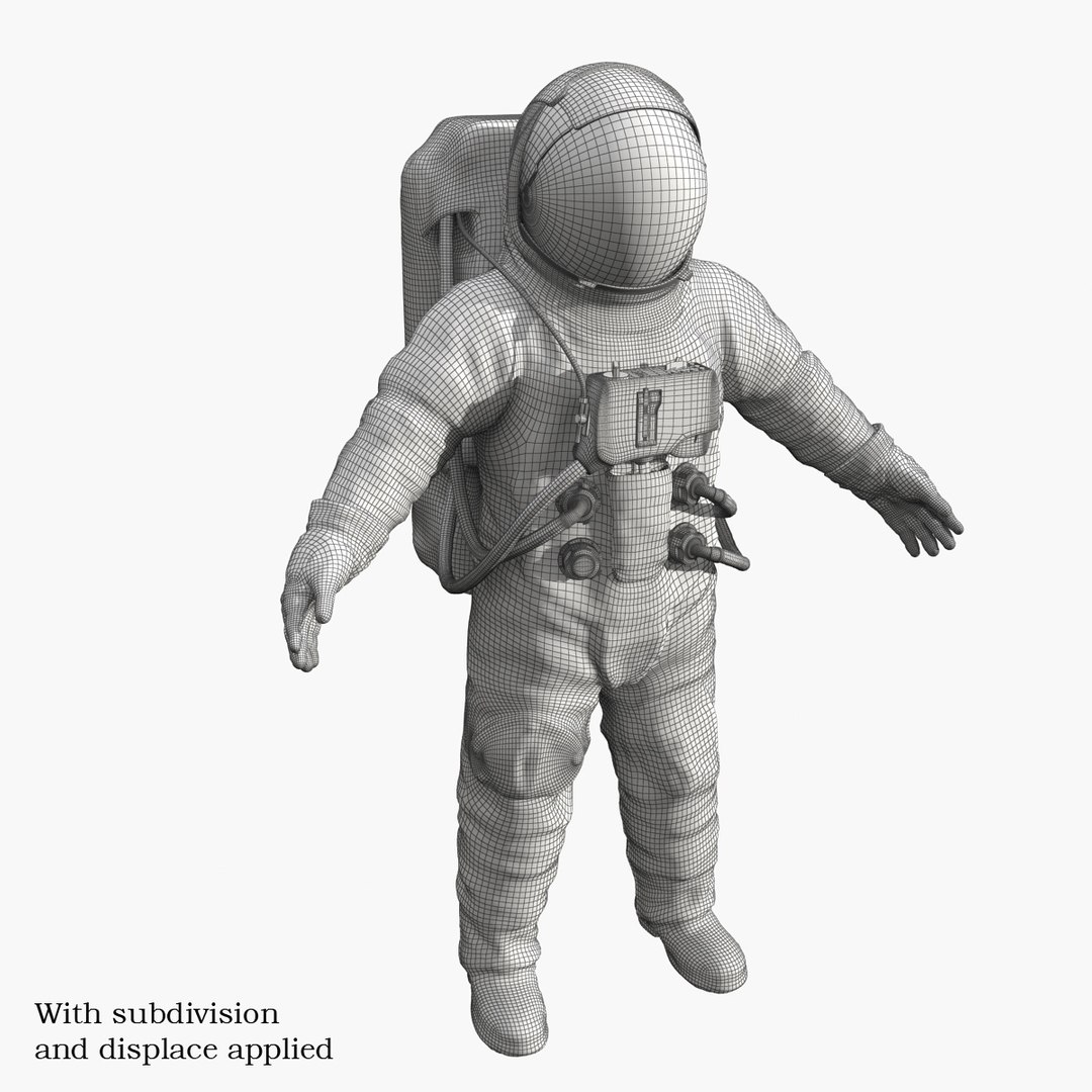 3d Astronaut Space Suit Model