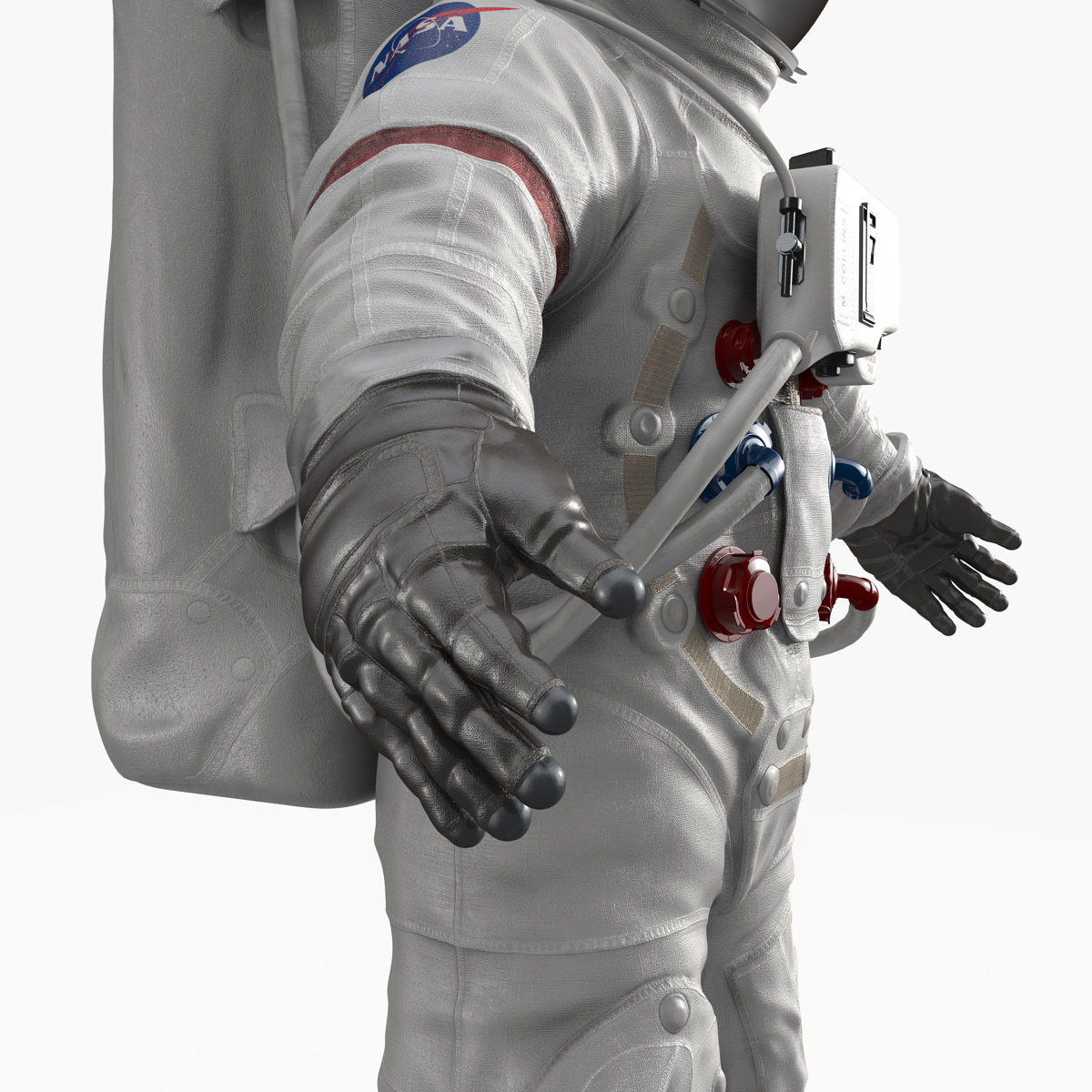 3d astronaut space suit model