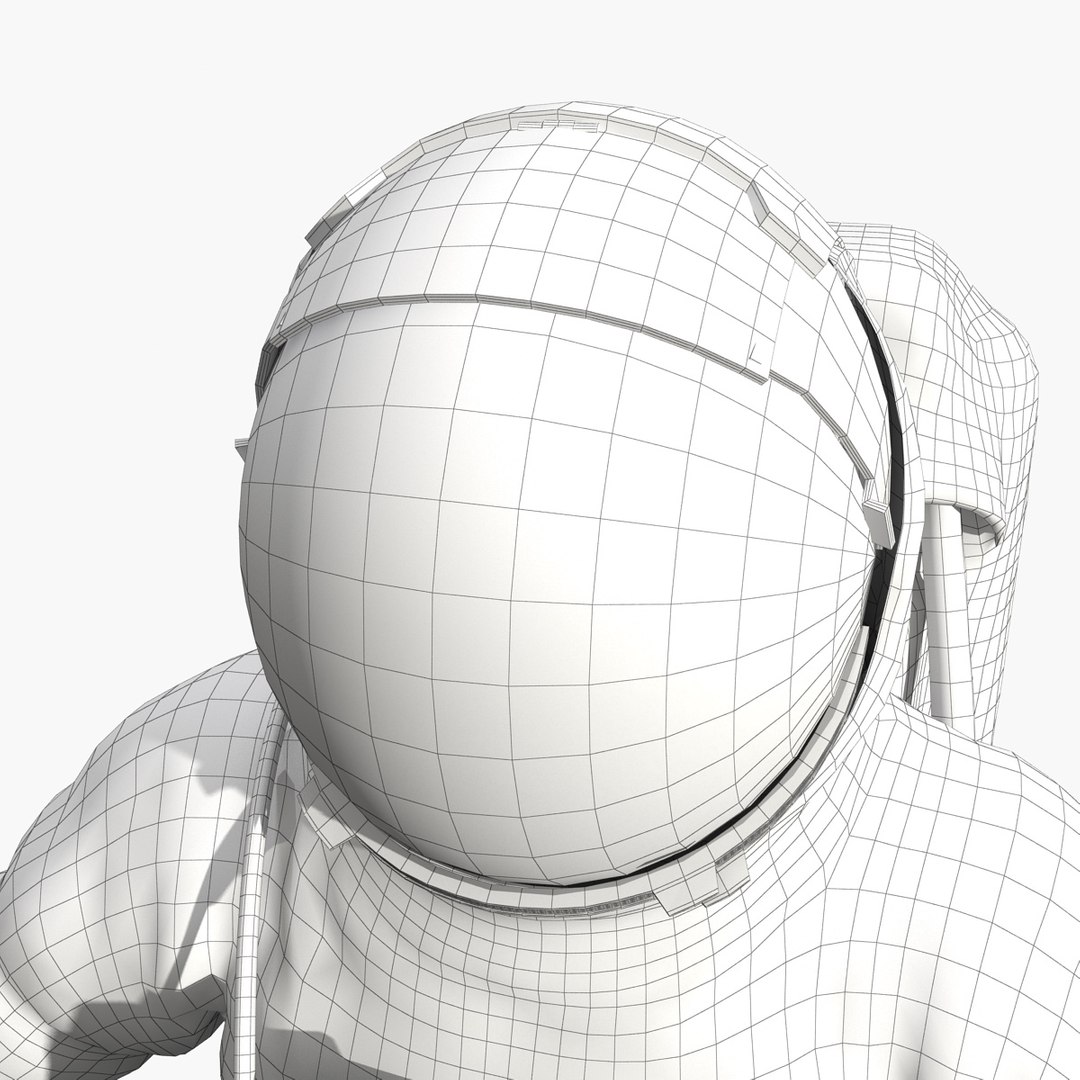 3d Astronaut Space Suit Model