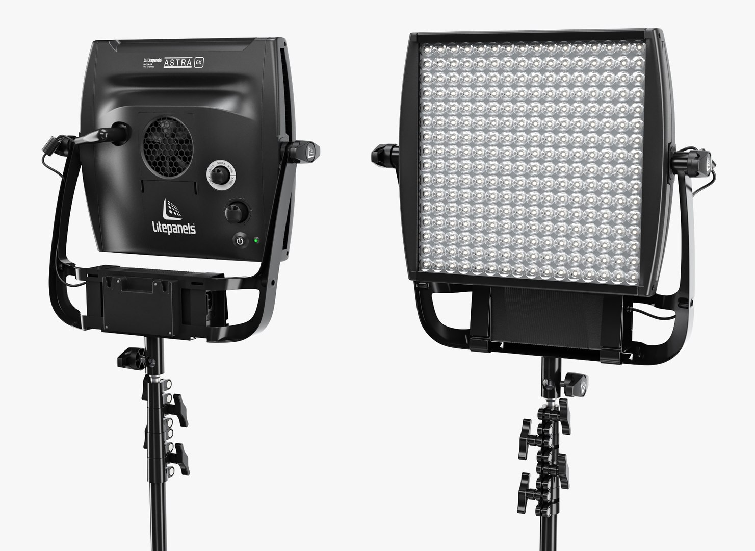 Litepanels astra 6x 1x1 3D - TurboSquid 1484629