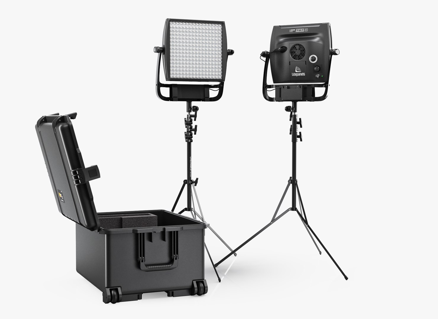 Litepanels astra 6x 1x1 3D - TurboSquid 1484629