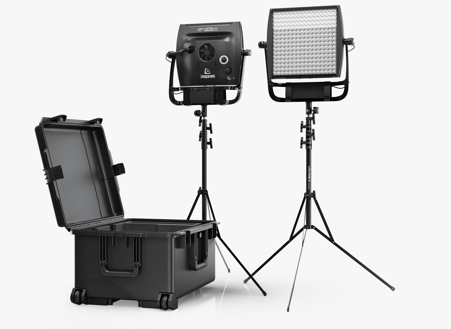 Litepanels astra 6x 1x1 3D - TurboSquid 1484629