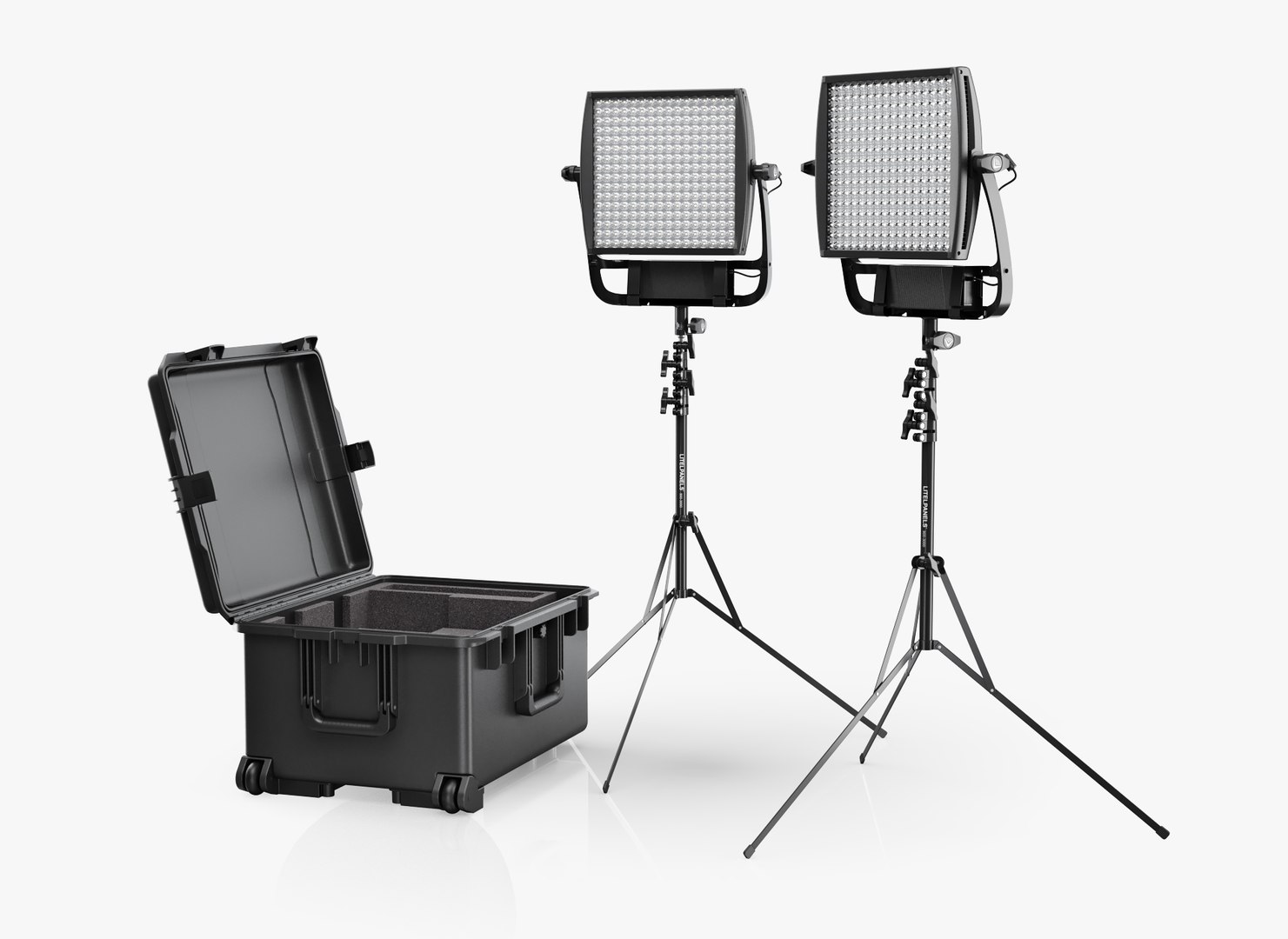 Litepanels astra 6x 1x1 3D - TurboSquid 1484629