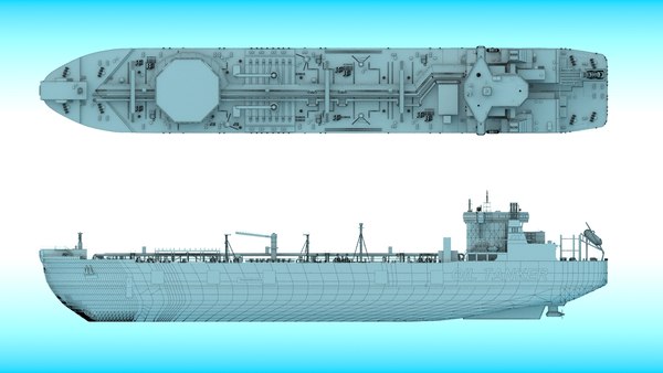 3D Arctic Tanker ship model - TurboSquid 1800090