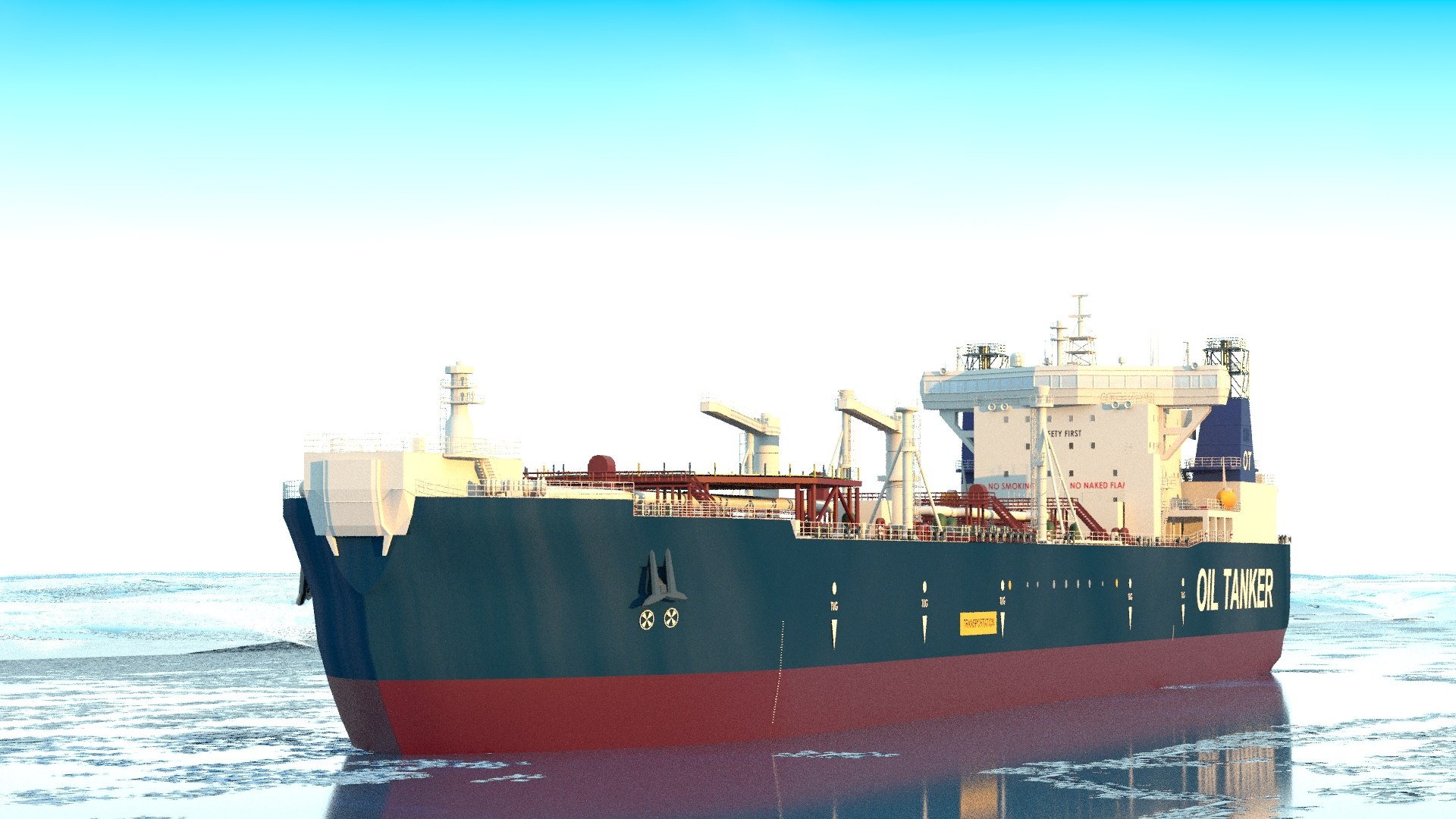 3D Arctic Tanker Ship Model - TurboSquid 1800090