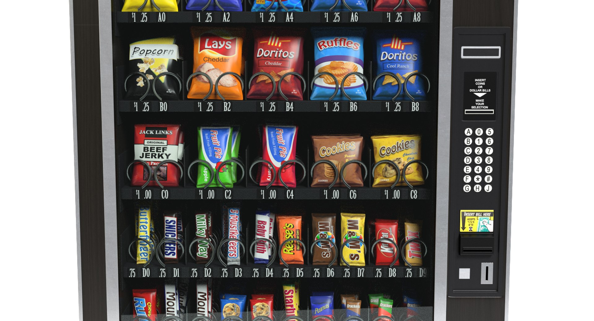 3d Vending Machine Model