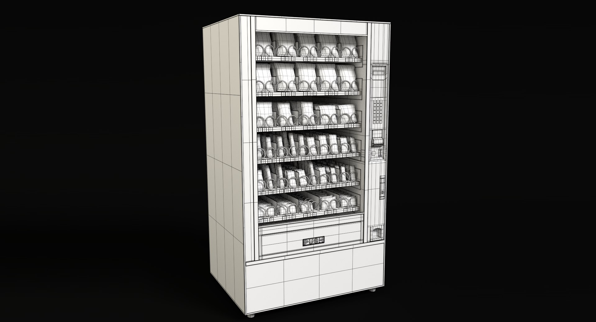 3d Vending Machine Model