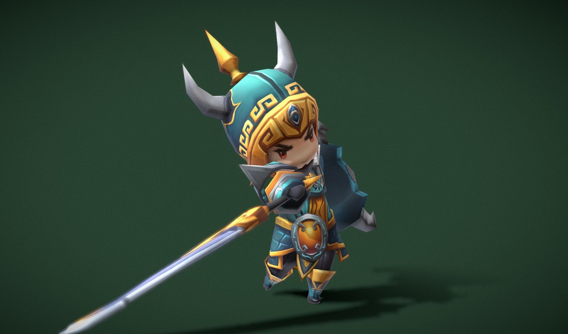 3D Three Kingdoms - Yan Liang - TurboSquid 2015339