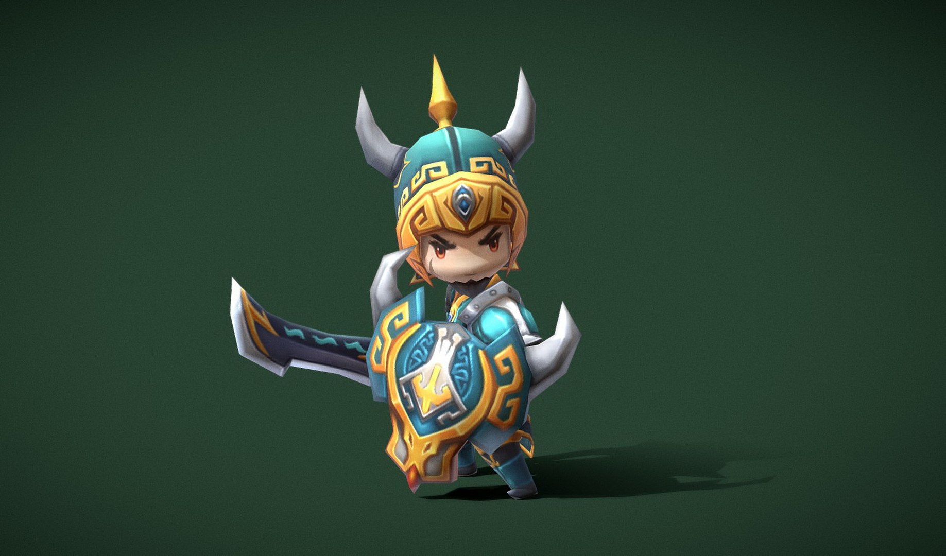 3D Three Kingdoms - Yan Liang - TurboSquid 2015339