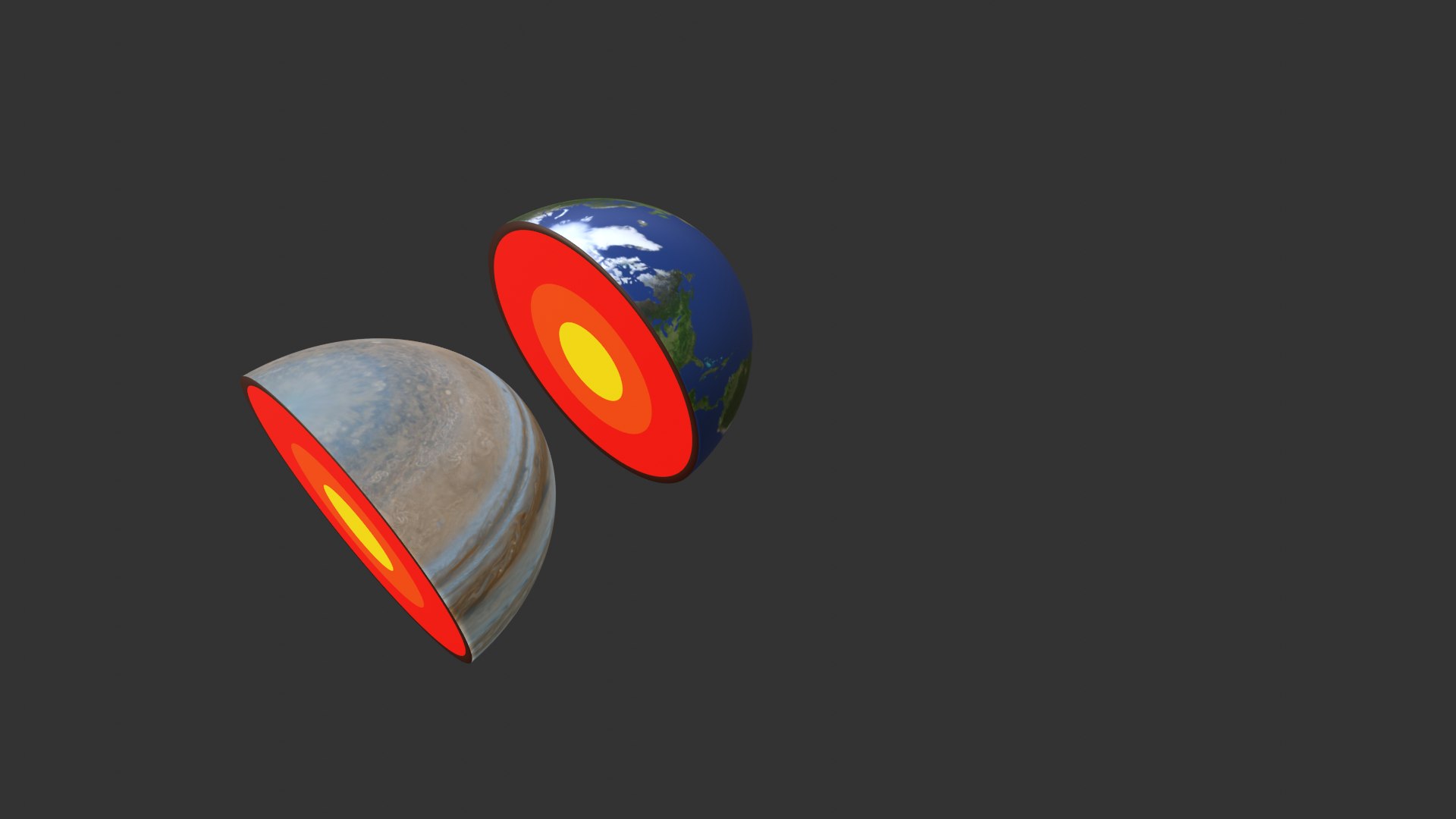 3D Model Earth And Jupiter - TurboSquid 2055835