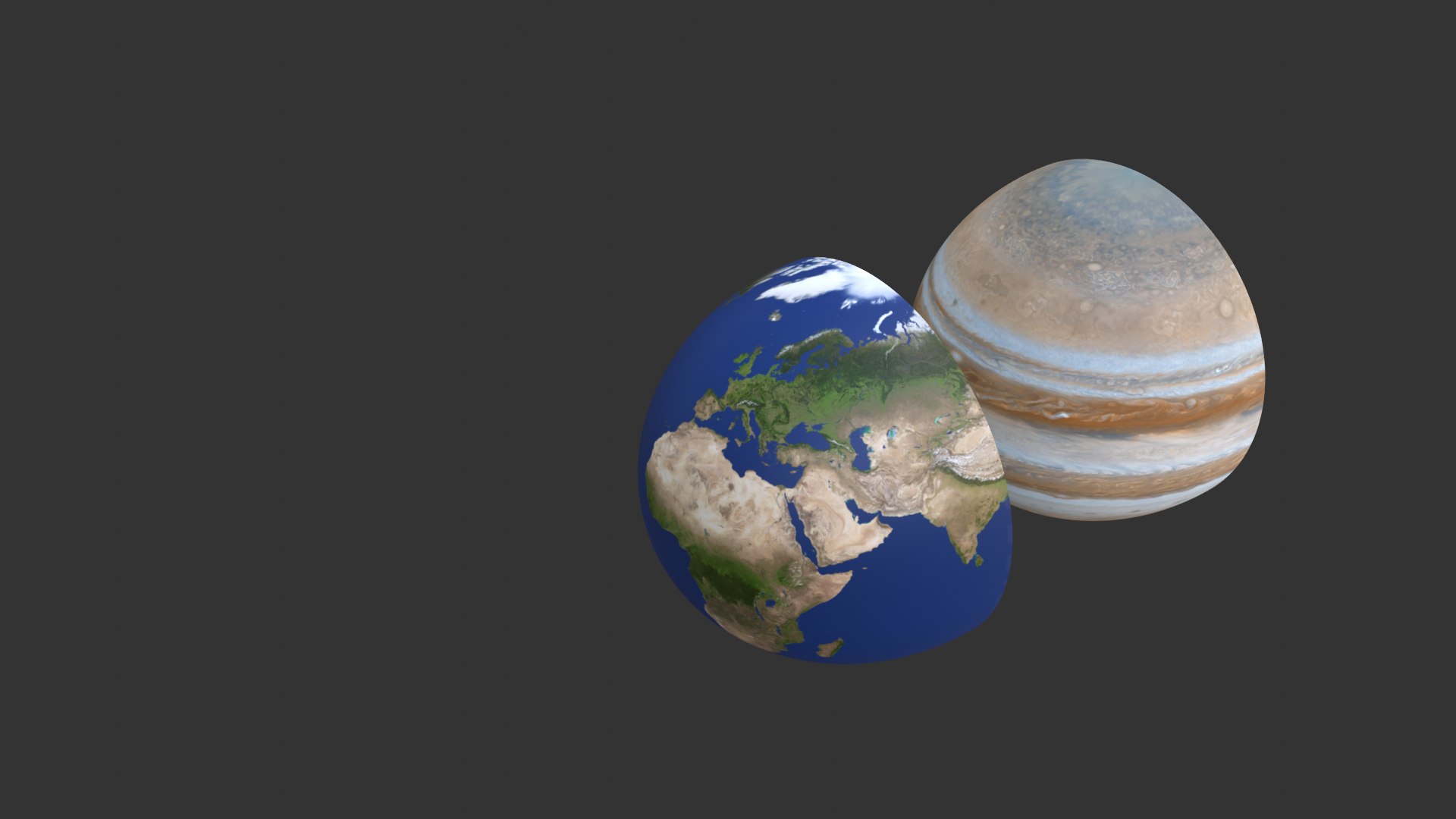 3D Model Earth And Jupiter - TurboSquid 2055835