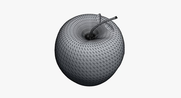 3d apple model