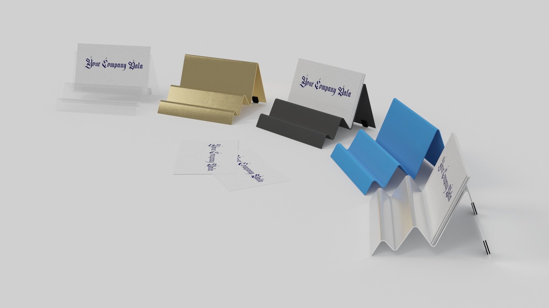 Business Card Holders Model - TurboSquid 1626971
