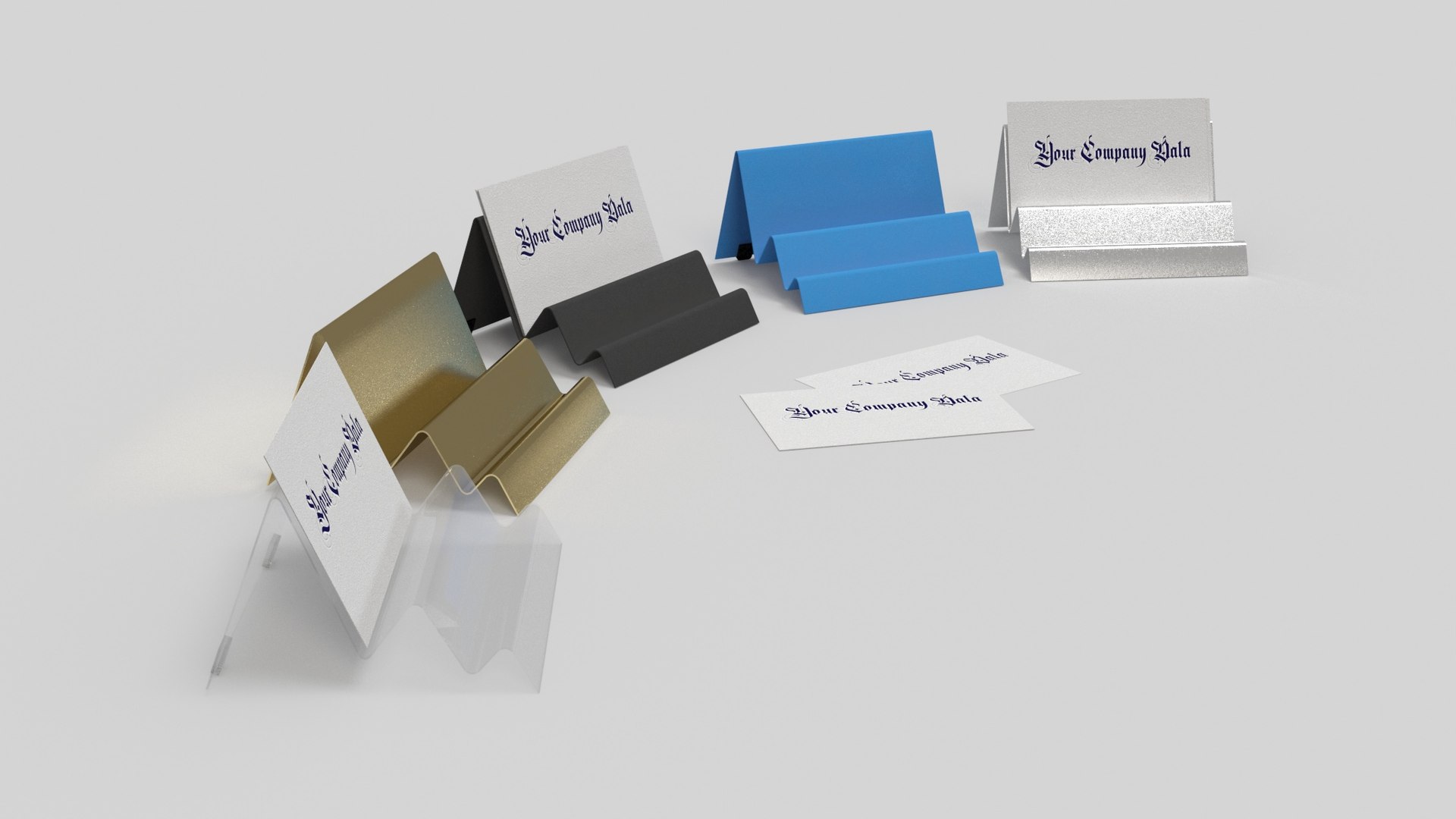Business Card Holders Model - TurboSquid 1626971