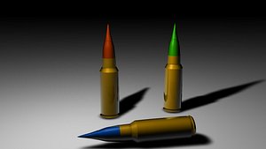 Free 3D Bullet Models - Available For Download On TurboSquid