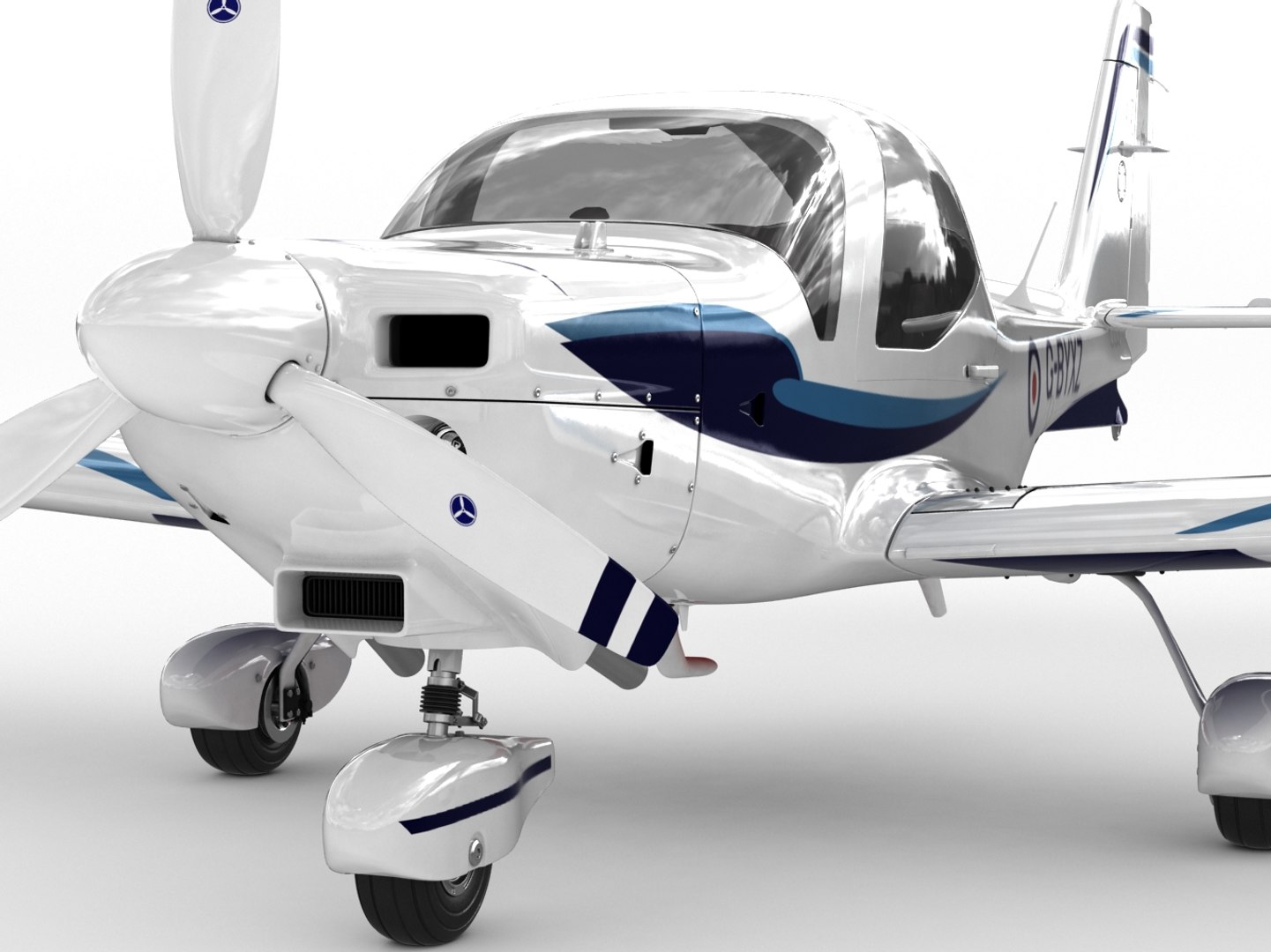 Grob G 115 3d Model