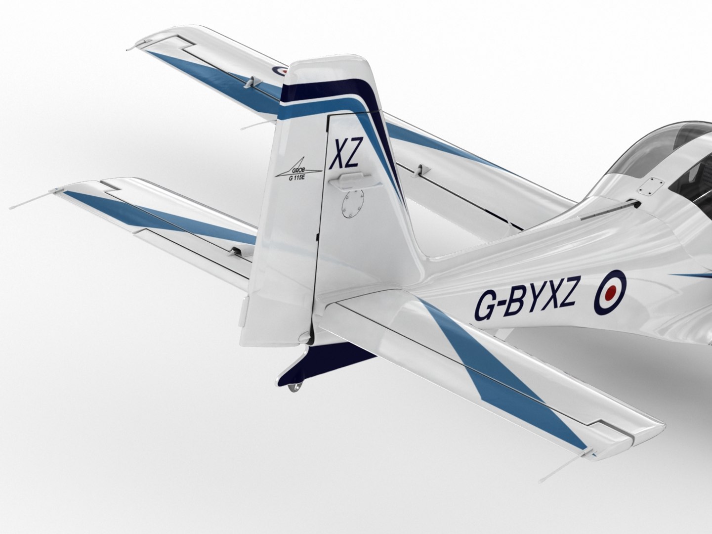Grob G 115 3d Model