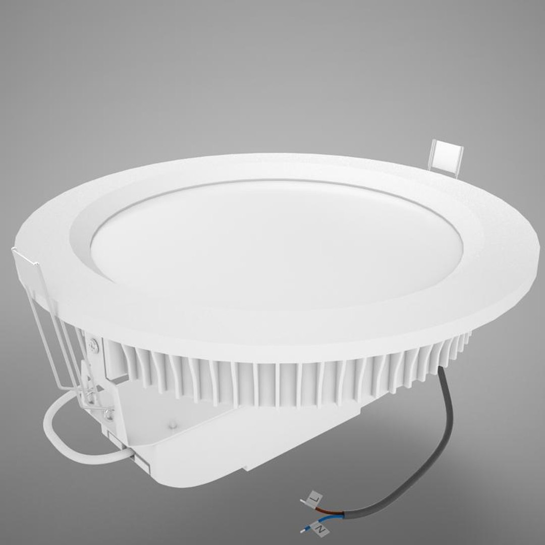 Led Downlight 3D Model - TurboSquid 1236901