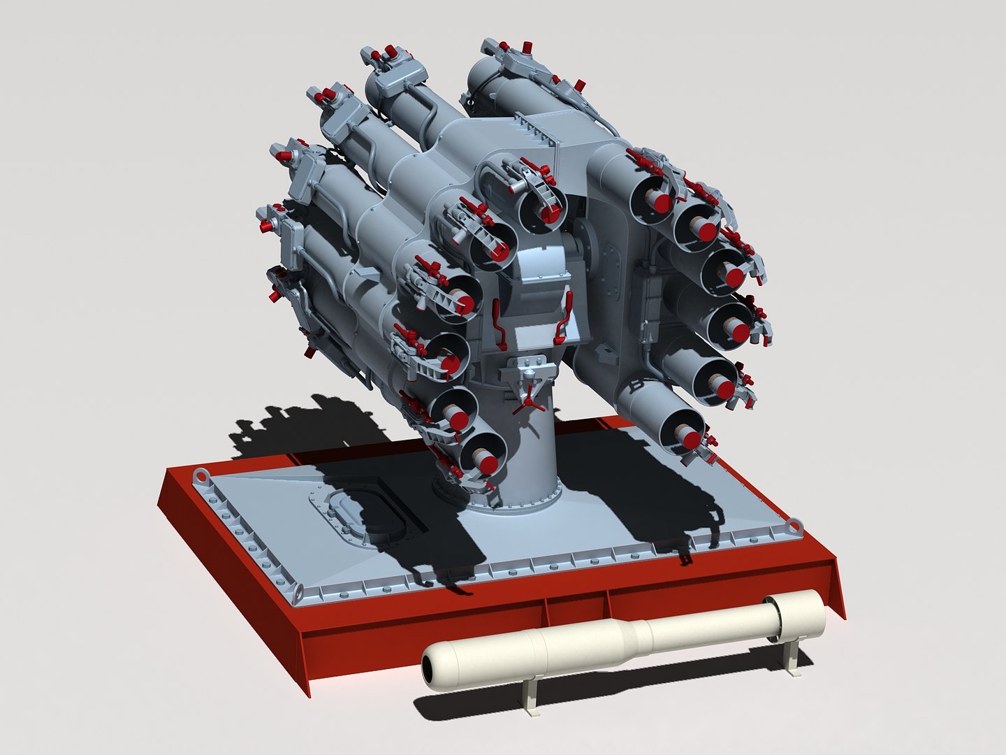 3d Rbu-6000 Smerch-2 Model