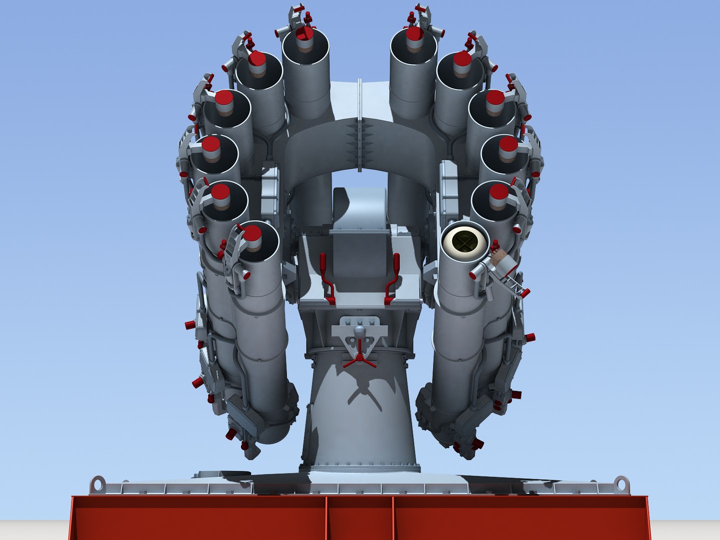 3d Rbu-6000 Smerch-2 Model