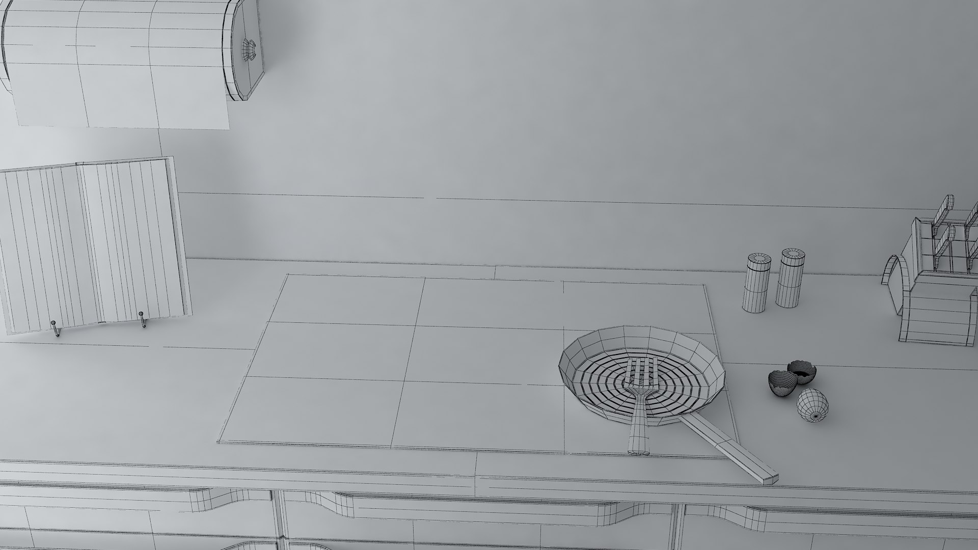3ds Max Kitchen Scene