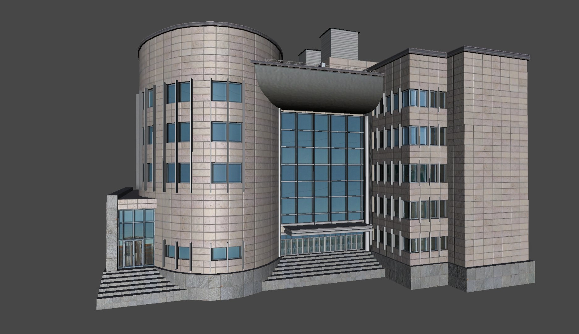 Office Buildings 3d Fbx