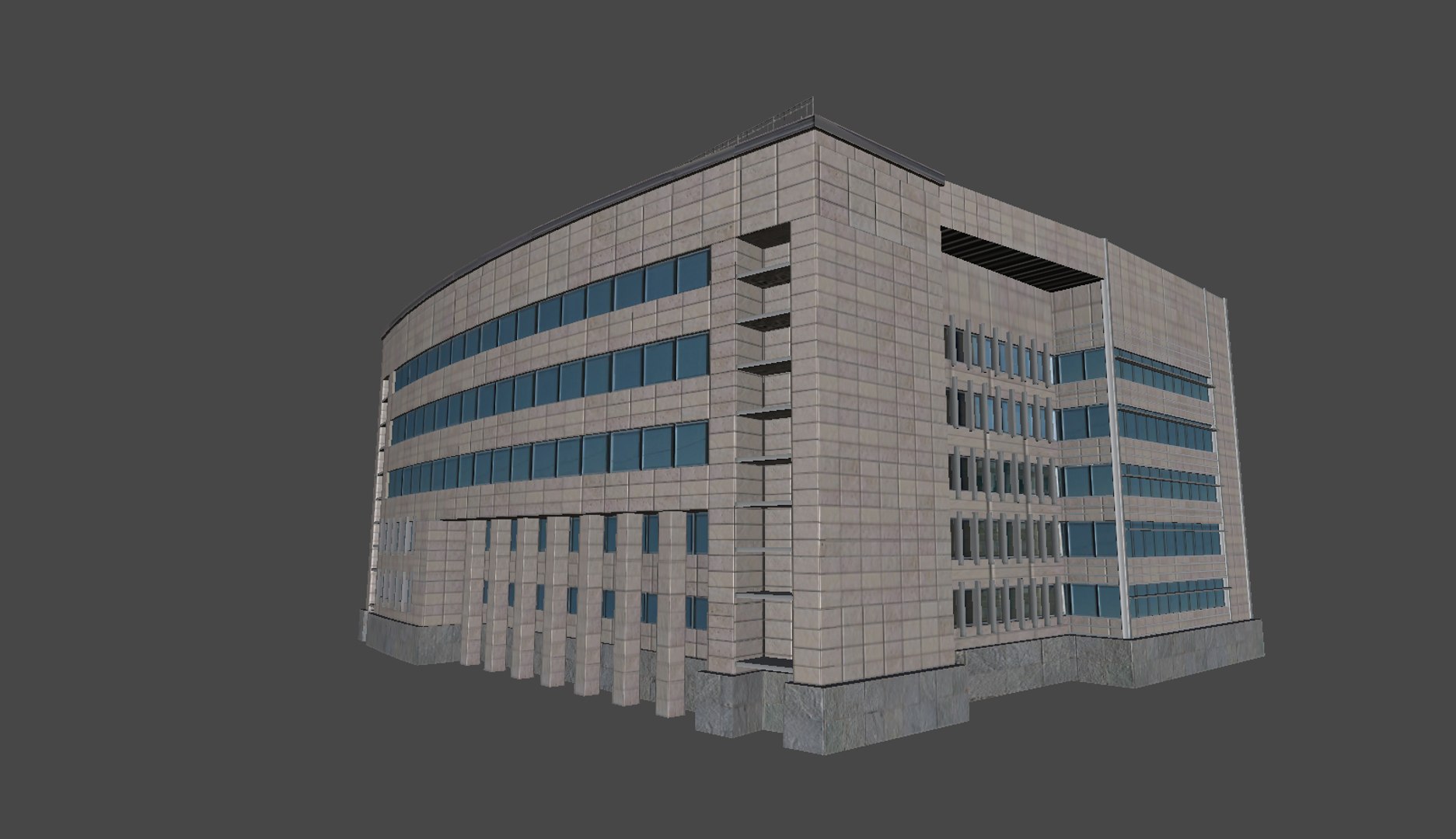 office buildings 3d fbx