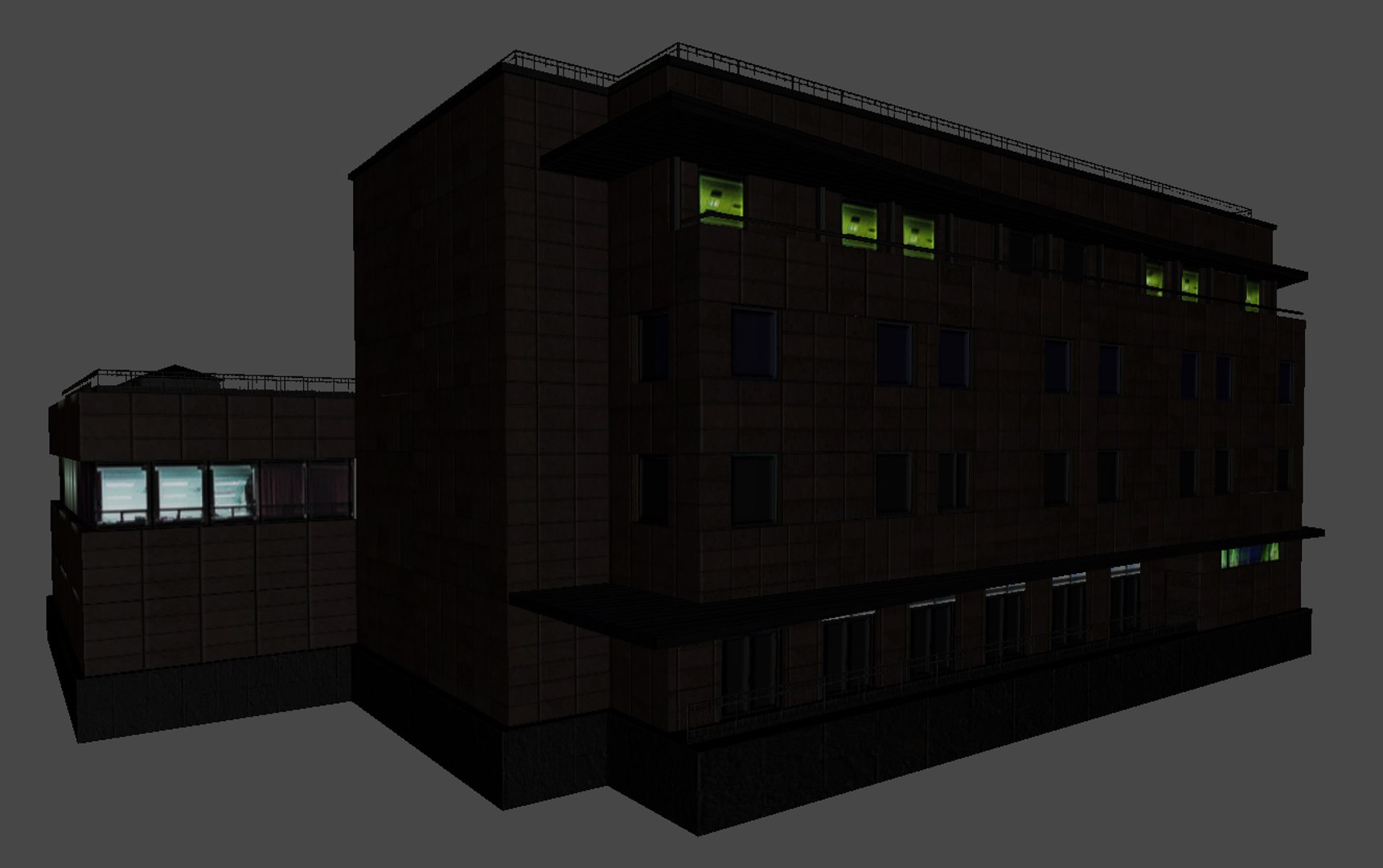 office buildings 3d fbx