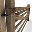 Wooden Fence Gate 3d Model