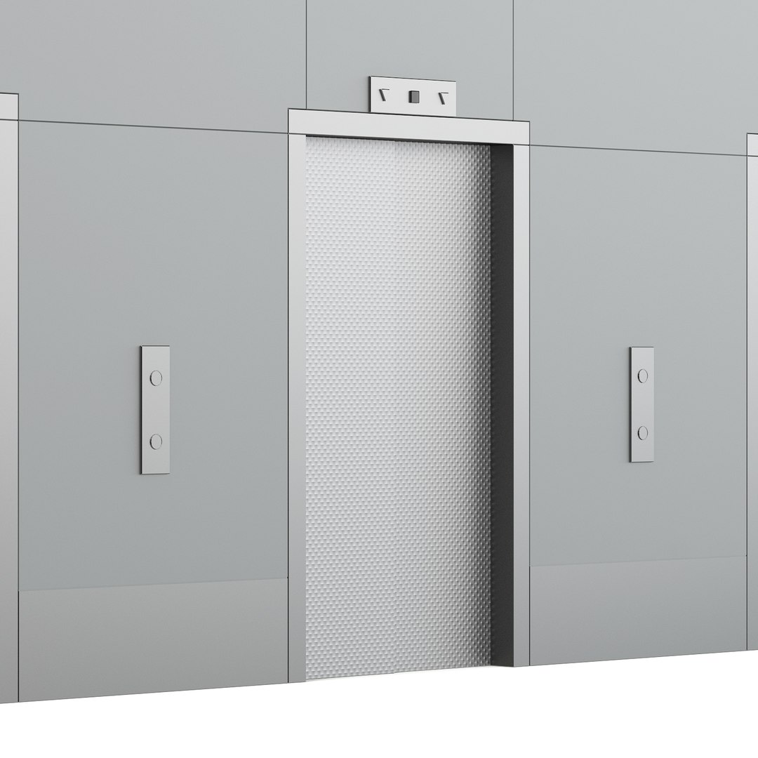 Elevator Doors 3D Model - TurboSquid 1327963
