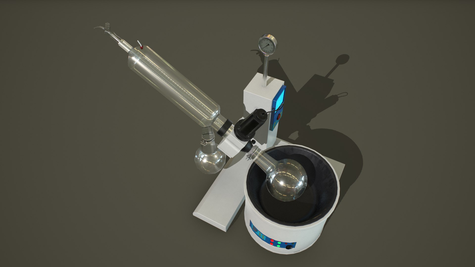 Laboratory Rotary Evaporator Model - TurboSquid 1569514