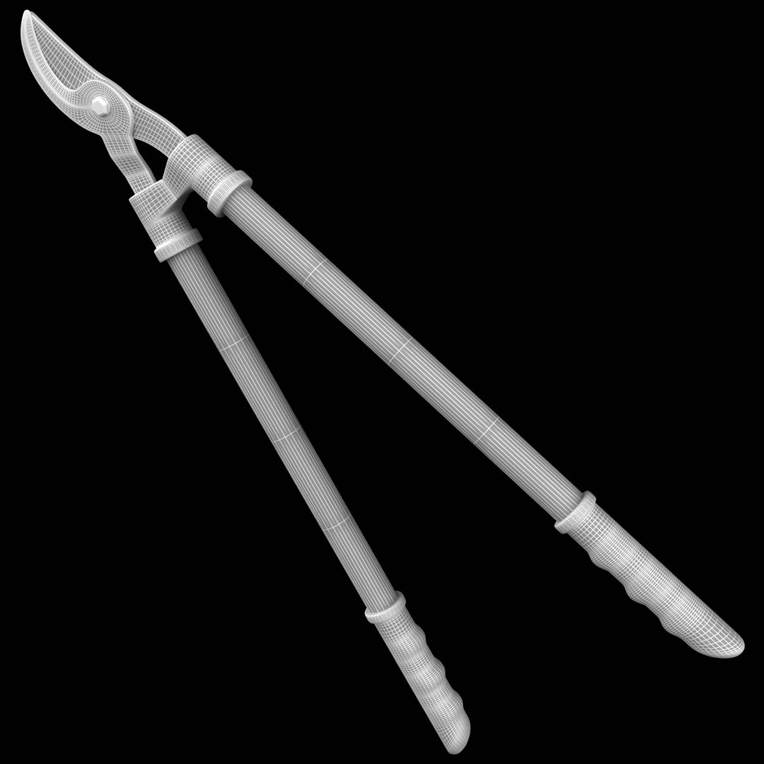 pruning shears 3d model